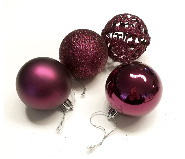 Red Christmas Tree Ball Ornaments | Kenda